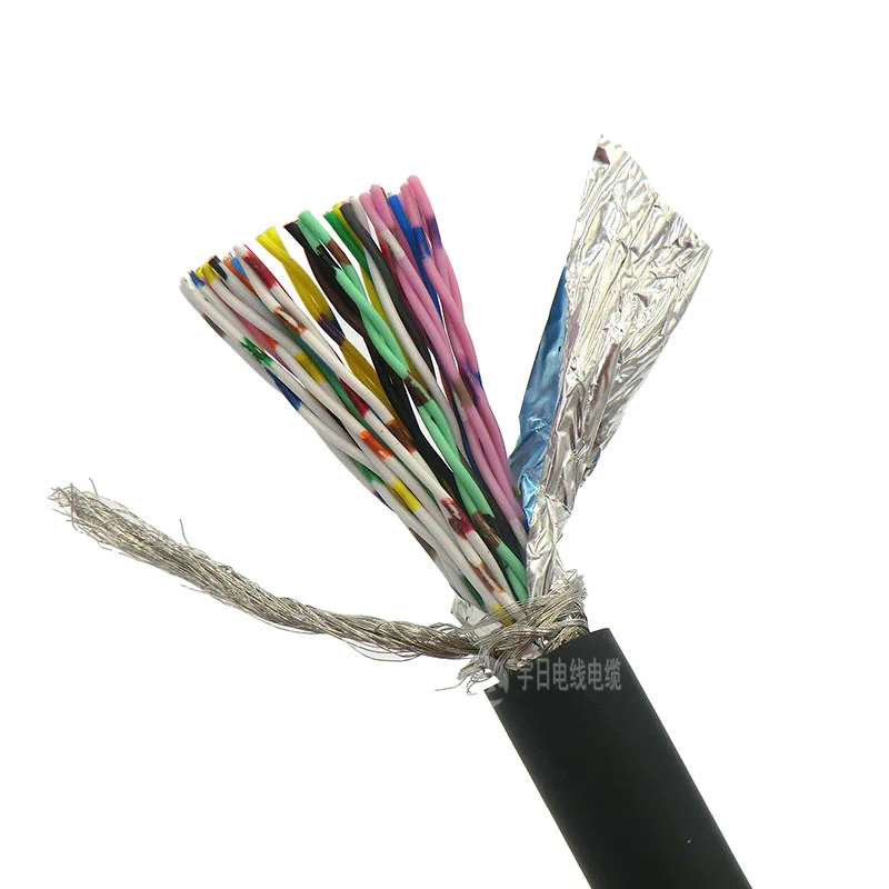 Flexible IO Control Cable 40 core 0.08mm² 28 AWG Shielded Twisted Pair ...