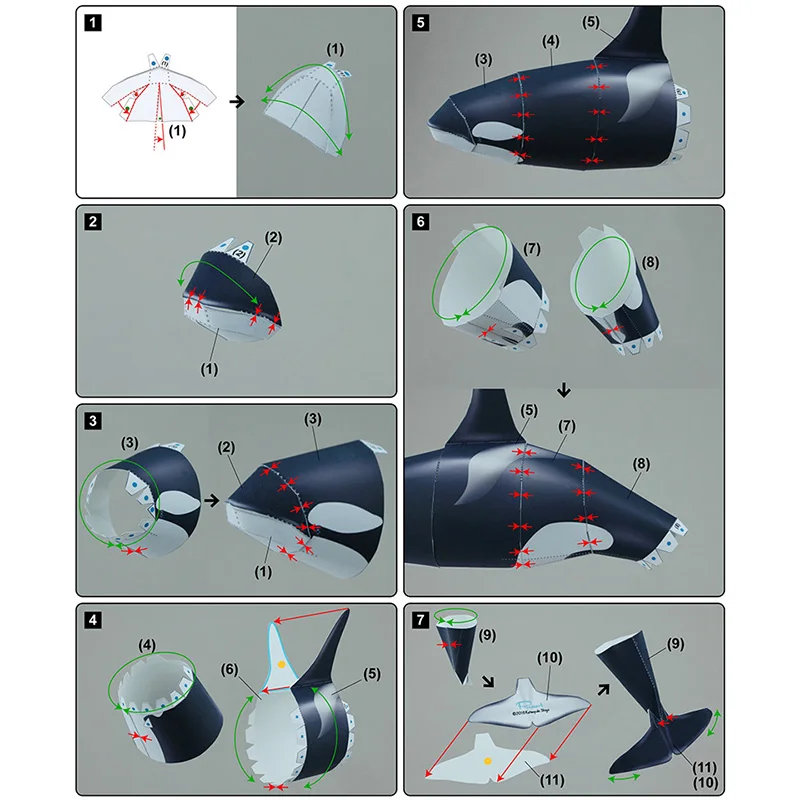 Origami Killer Whale