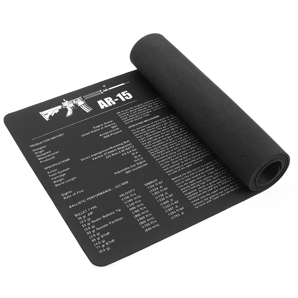 Gun Cleaning Mat For AR15 AK47 Glock Colt1911 SIG SAUER P320 Beretta 92 ...