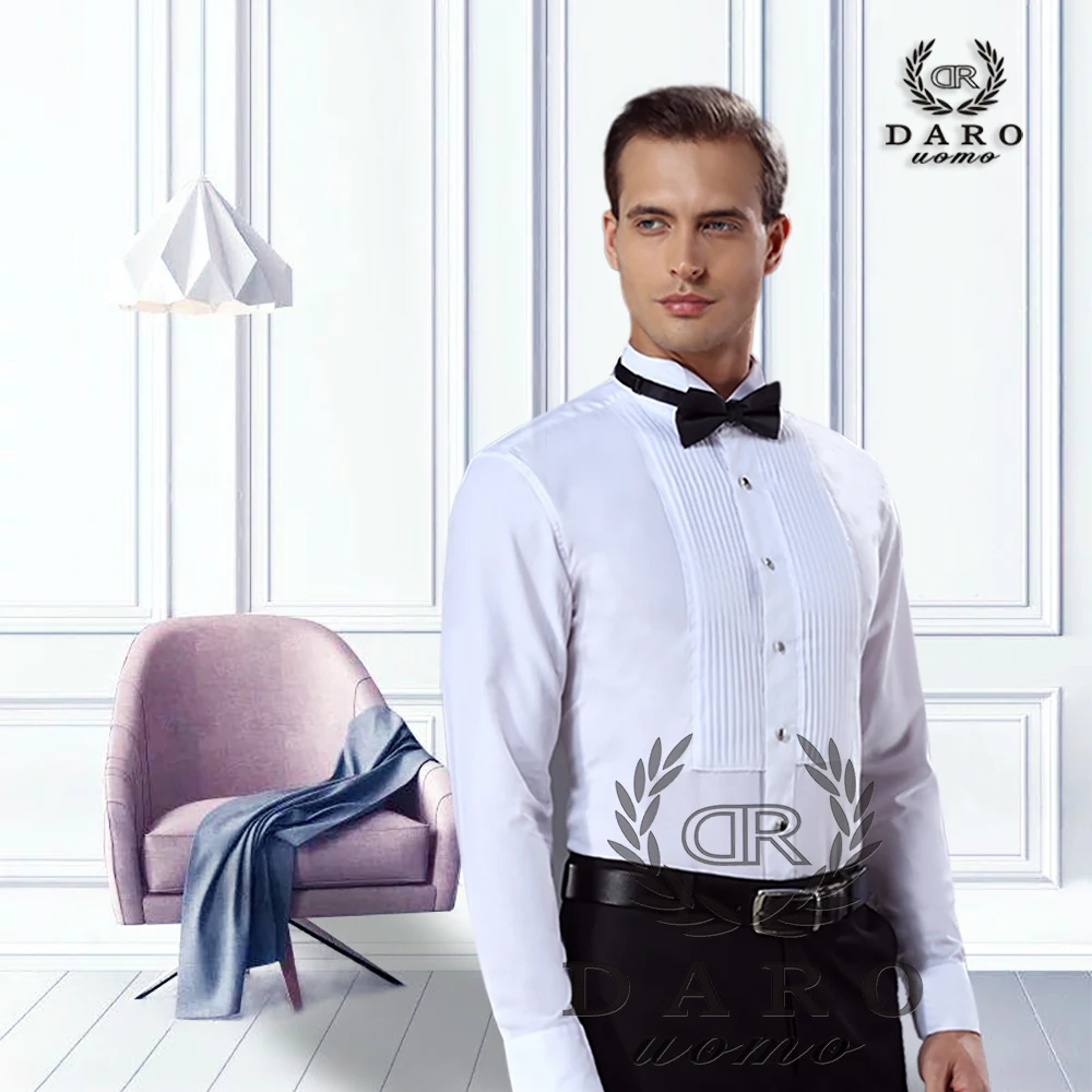 DR-DARO-UOMO-Camisas-masculinas-camisa-de-smoking-branco-festa-e ...