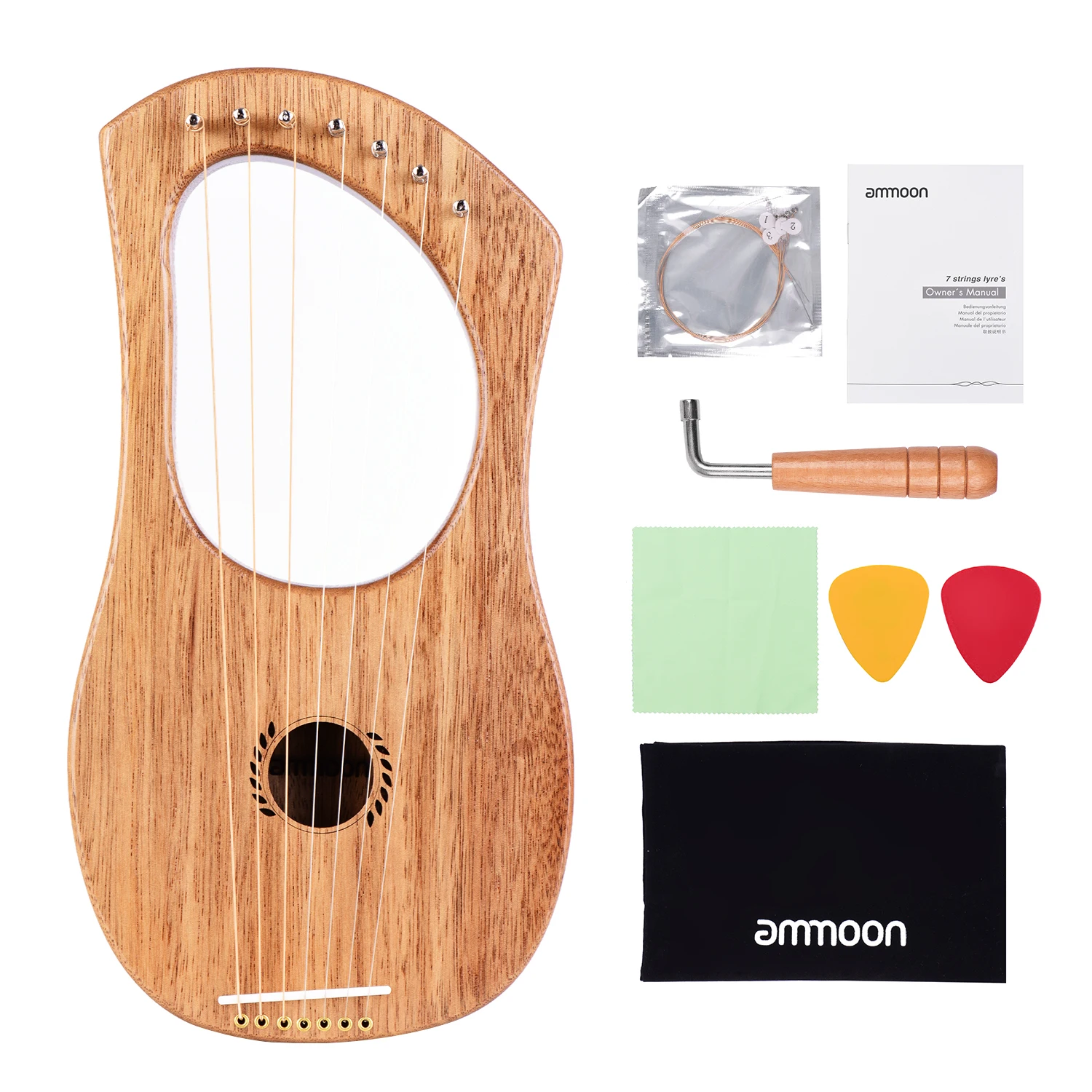 Harp Musical Instrument | Lyre Musical Instrument | Wood String ...
