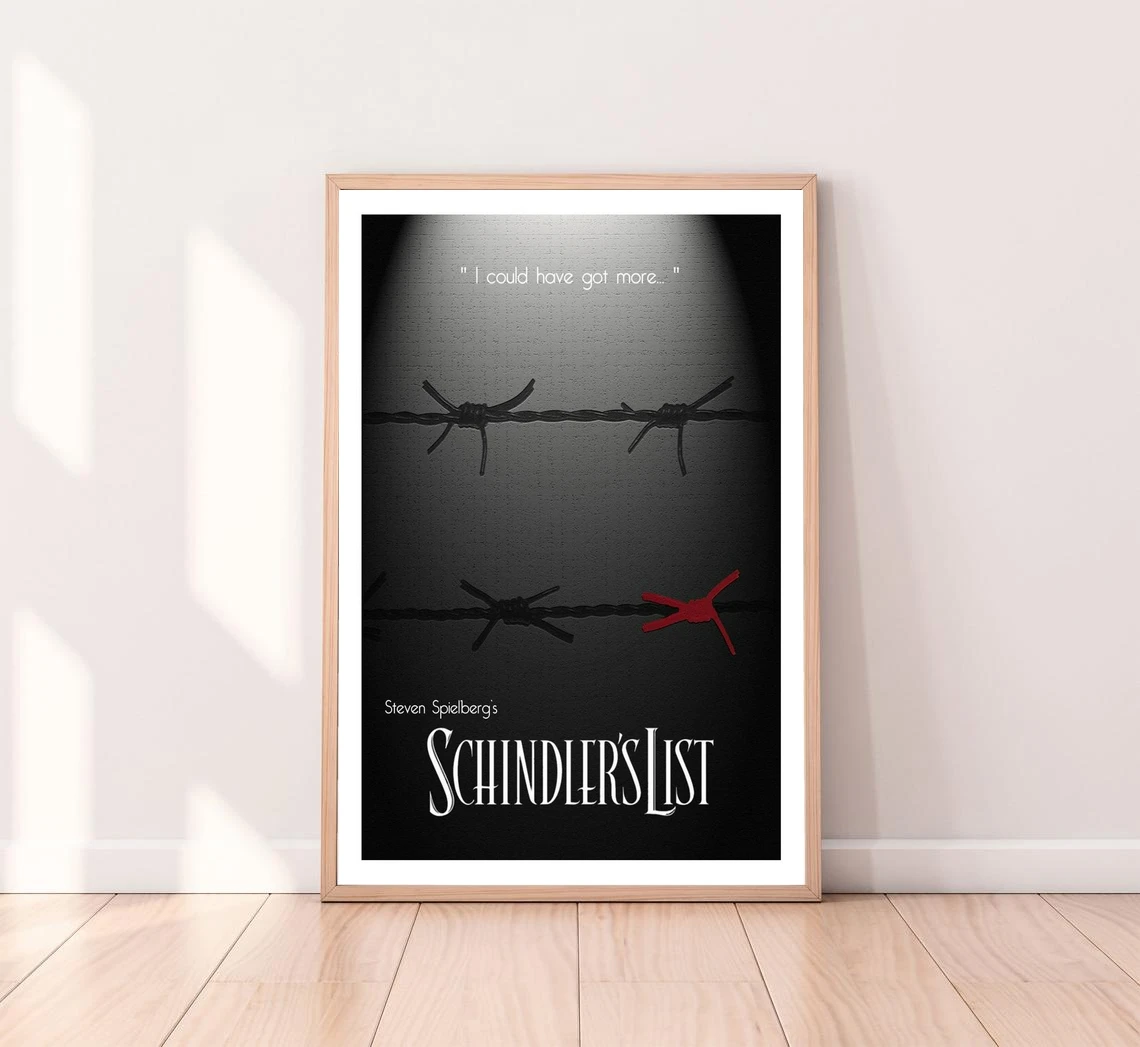 Schindlers List Minimalist Poster
