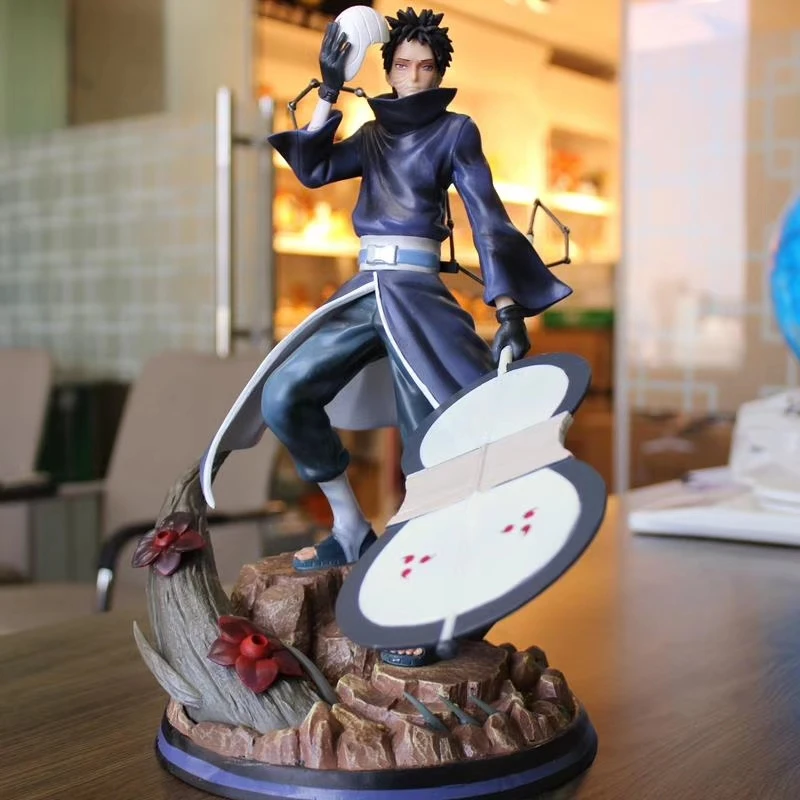 31CM Statue NARUTO Bust Uchiha Obito Tobi Full-Length Portrait Akatsuki ...