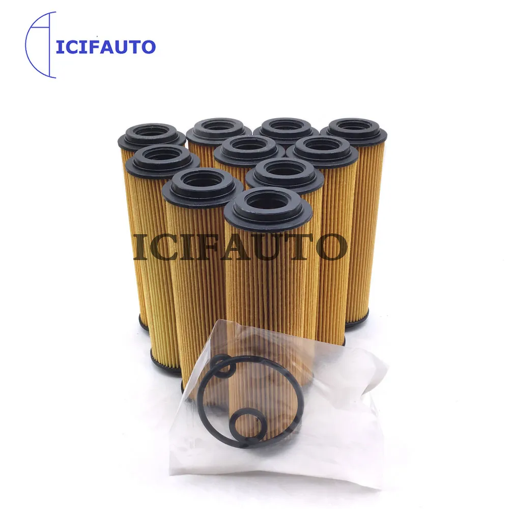 10X Engine Oil Filter For Mercedes W203 C204 CL203 S203 S204 C209 A209 ...
