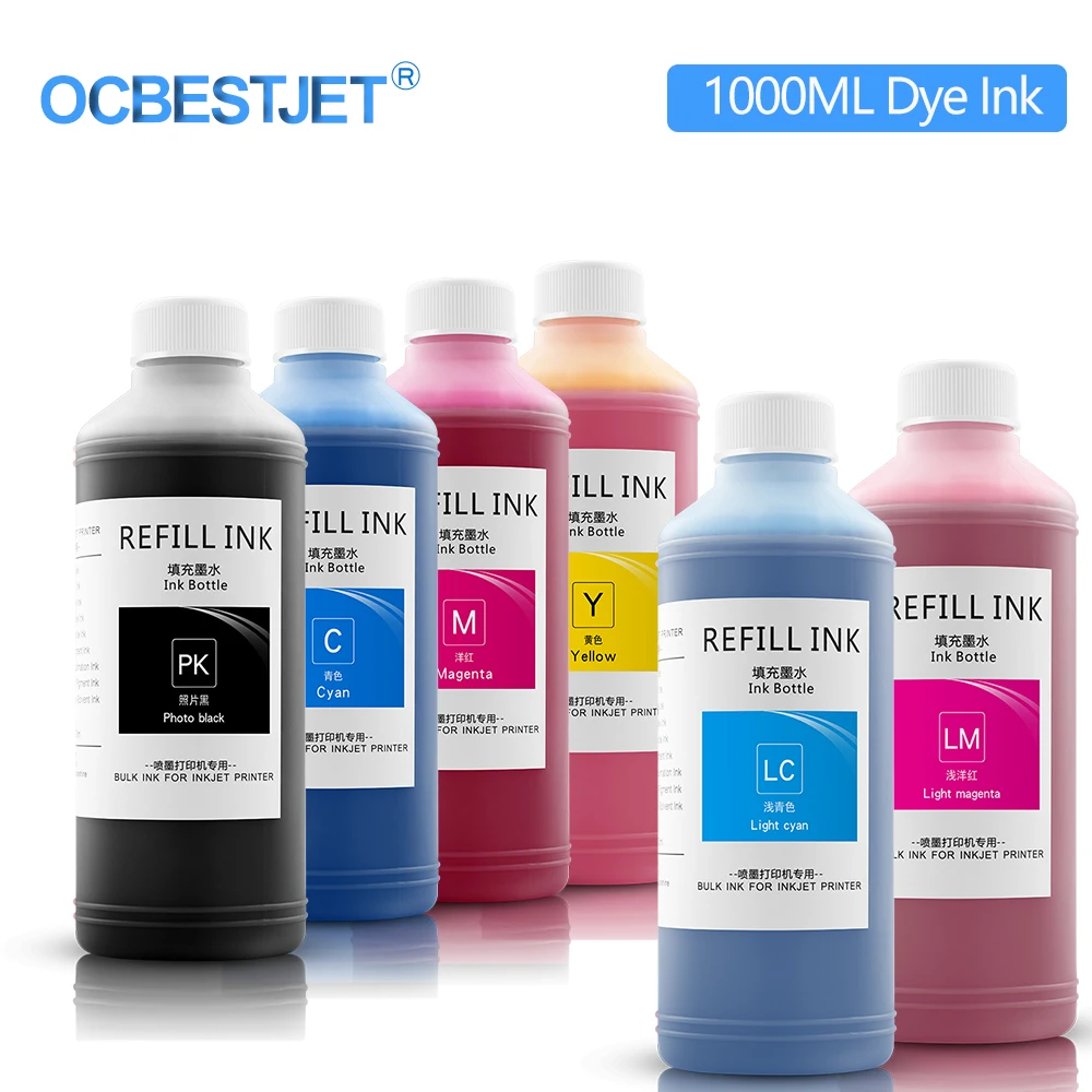 6-Color-1000ML-Dye-Ink-For-Epson-D700-FUJI-DX100-Inkjet-Printer-For ...
