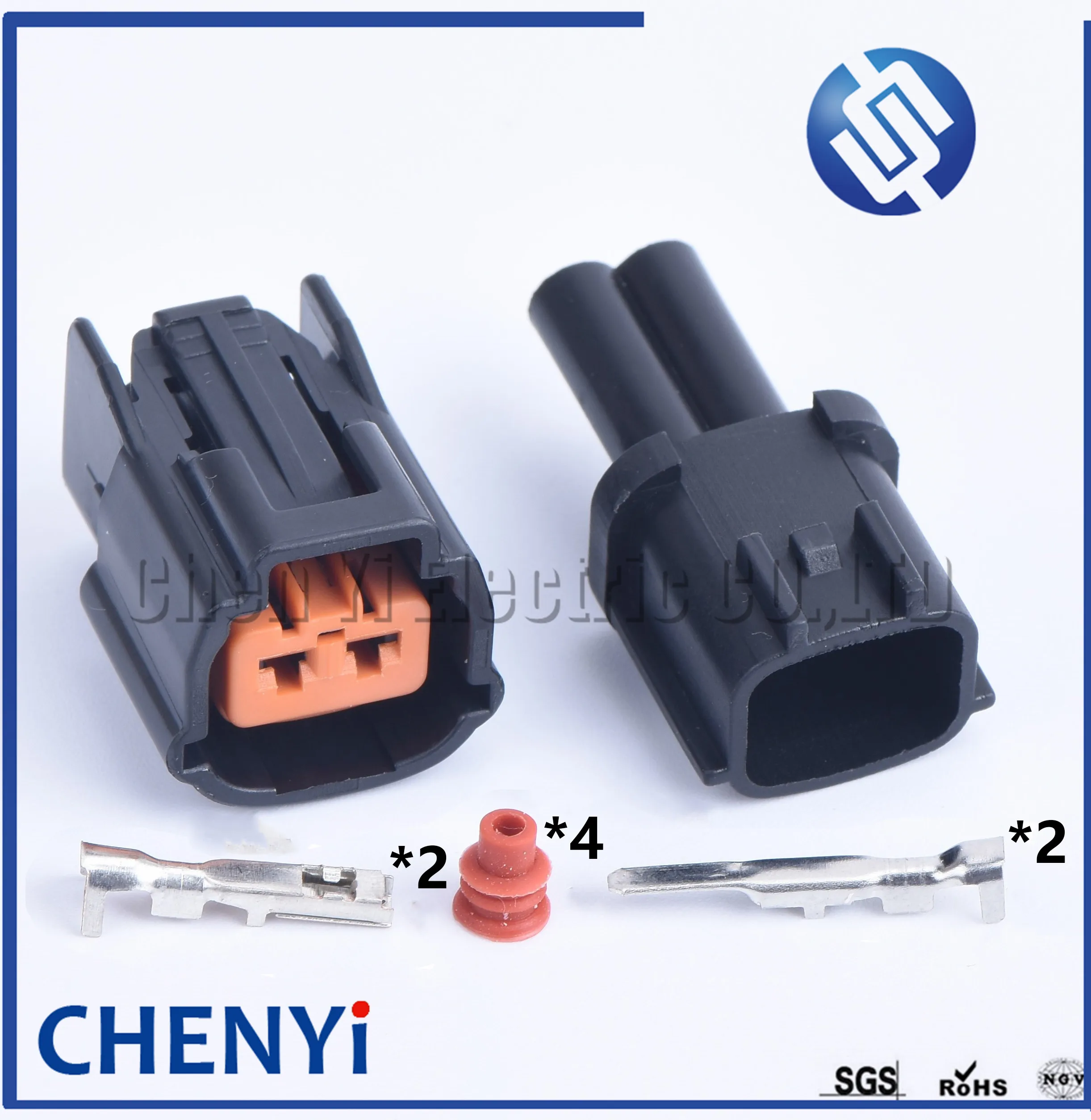 1-Set-2-Pin-2-2mm-auto-ballast-connector-electrical-plug-housing-male ...