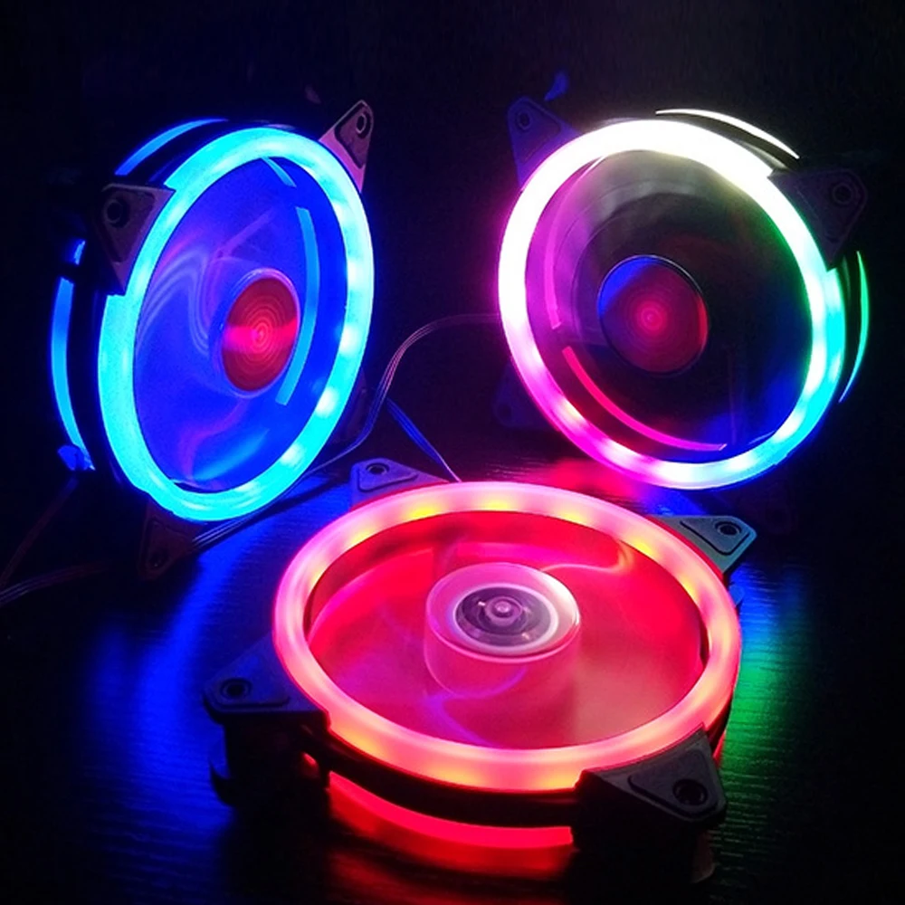 Generic Coolmoon-Dual Aperture Fan Computer Case Cooler Cooling Fan ...