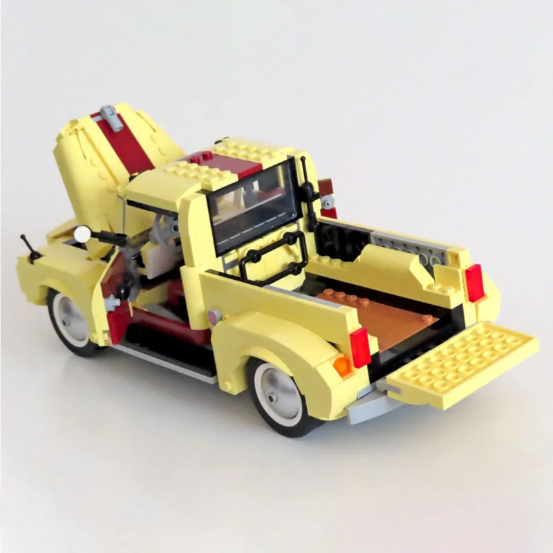 Technical Car Super Speed Vehicle Classic Pickup Truck Model Building ...