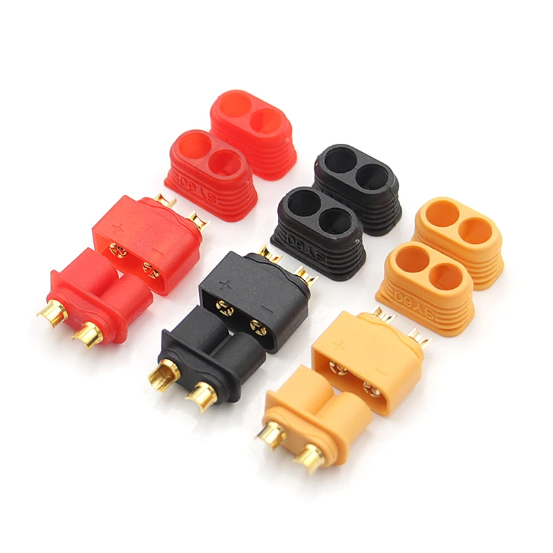SY60-Connector-Plug-Male-Femal-with-Sheath-Battery-ESC-Distributor ...