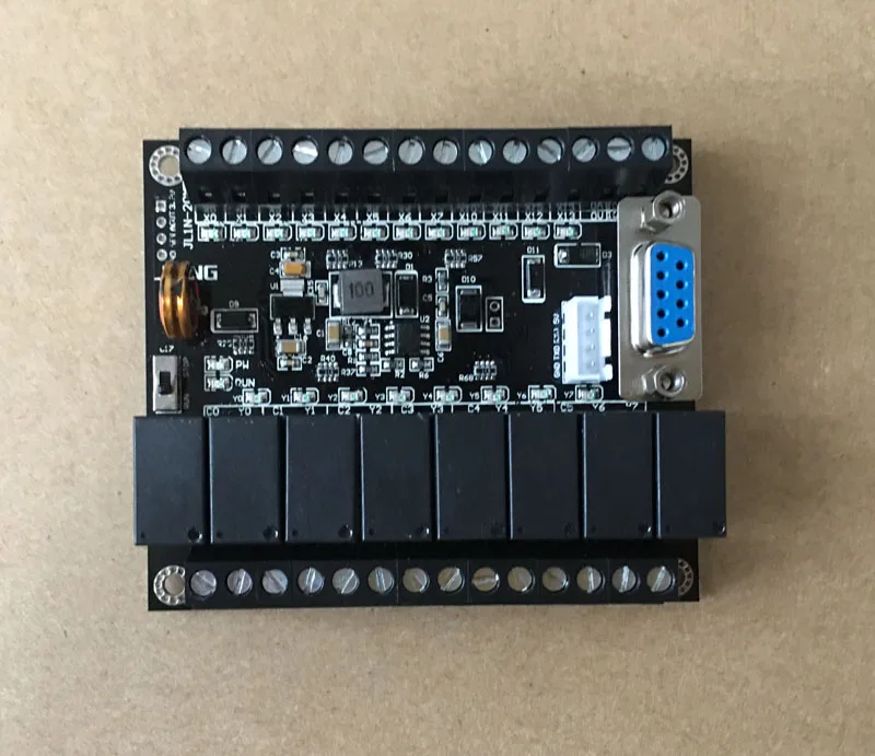 Controlador-programable-PLC-DC-24V-regulador-PLC-FX1N-20MR-placa-de ...