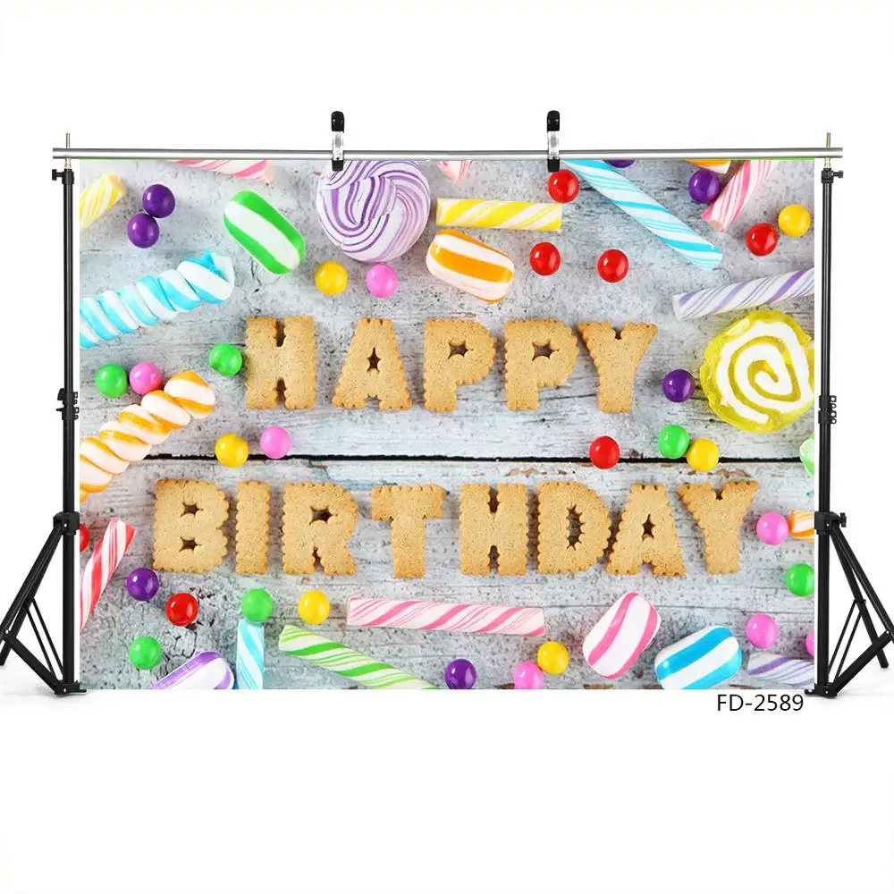 Happy-Birthday-Party-Banner-Wood-Board-Wall-Backdrop-Decoration-Baby ...