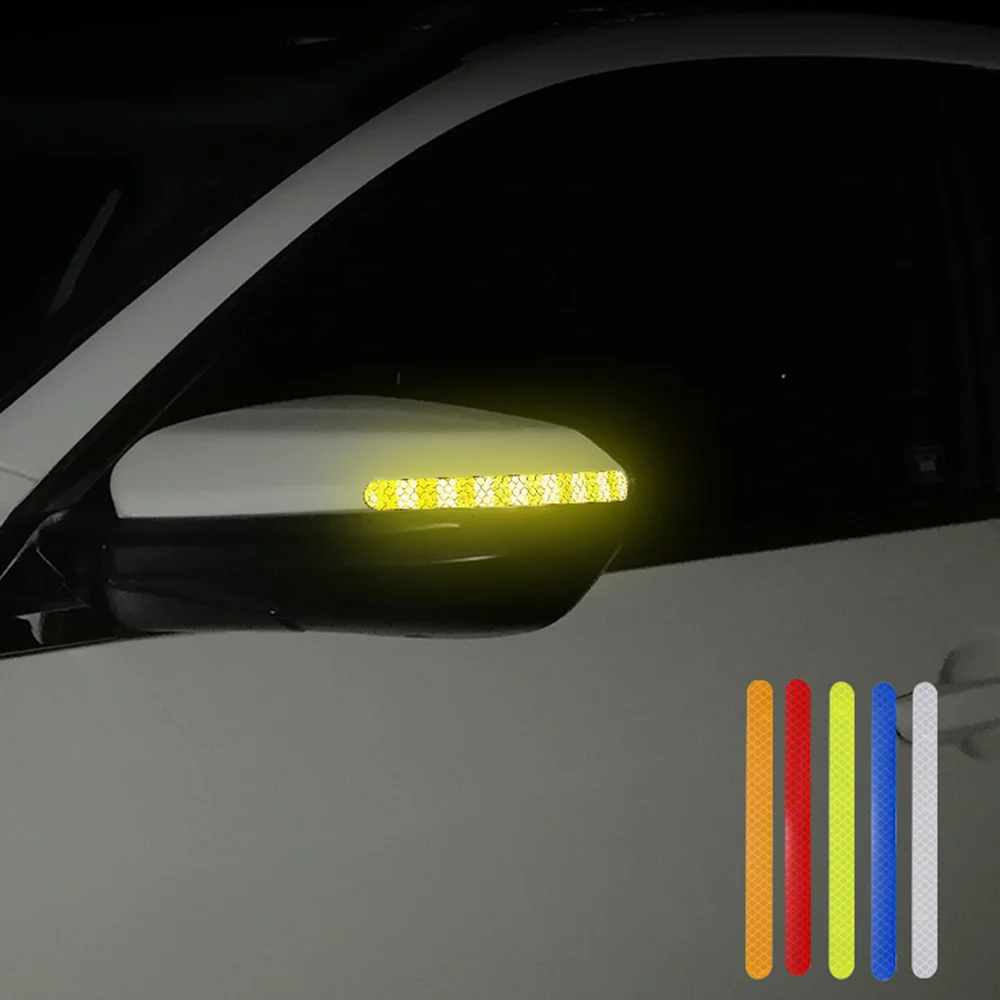 Car-Stickers-Rearview-Mirror-Reflective-Tape-Car-Accessories-For-Toyota ...