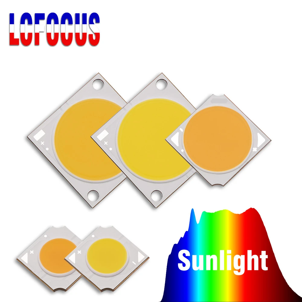 10w 20w 30w 50w 100w Grow Cob Led Chip Full Spectrum Of Sun Diy ...