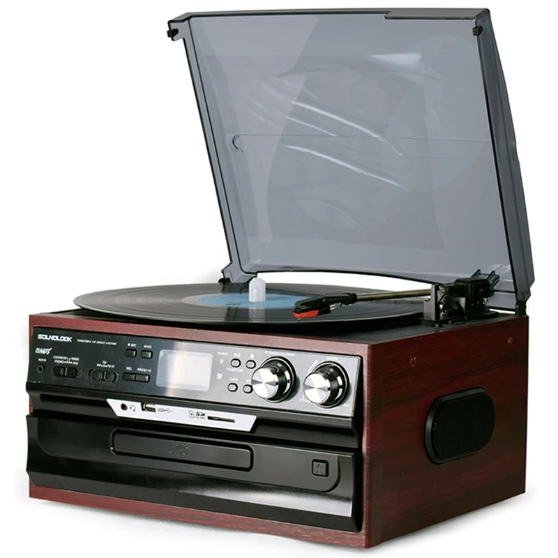 Dsy-17cd Modern Vinyl Record Player European Style Cd/fm Radio U Disk ...