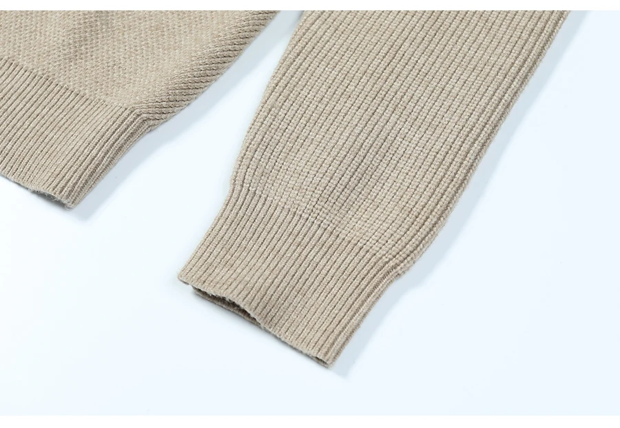 SIMWOOD, осенне-зимний свитер с высоким воротником в стиле пэчворк ...