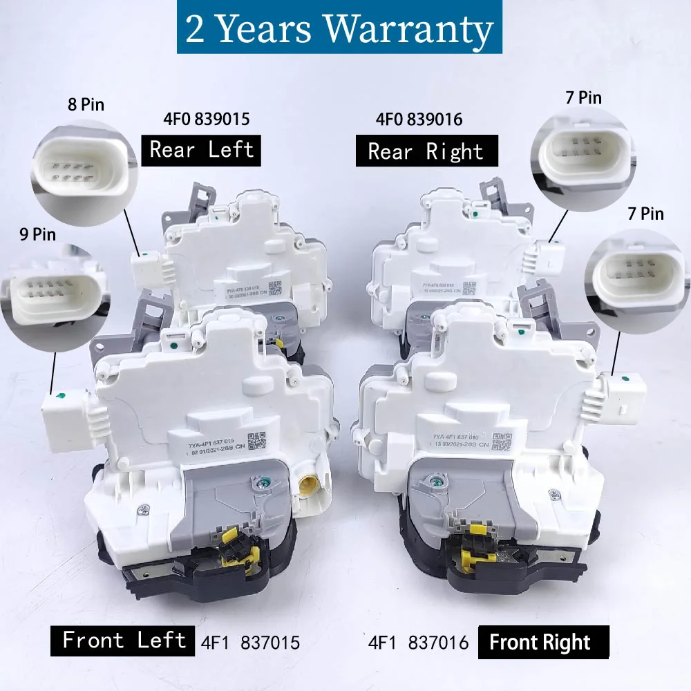 Door-Lock-Actuator-Rear-left-For-AUDI-A4-B7-A3-A6-C6-Allroad-A8 ...