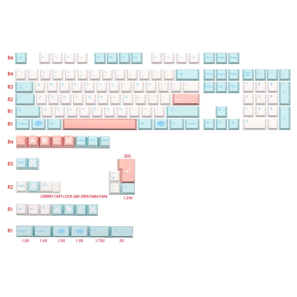 GMK-KEY-Noel-Dye-Subb-Keycaps-PBT-Cherry-Profile-German-French-Italian ...