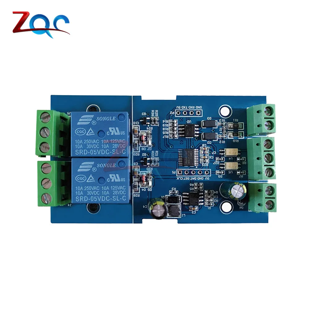 Modbus RTU Relais Modul Schalt Eingang & Ausgang RS485/TTL ...