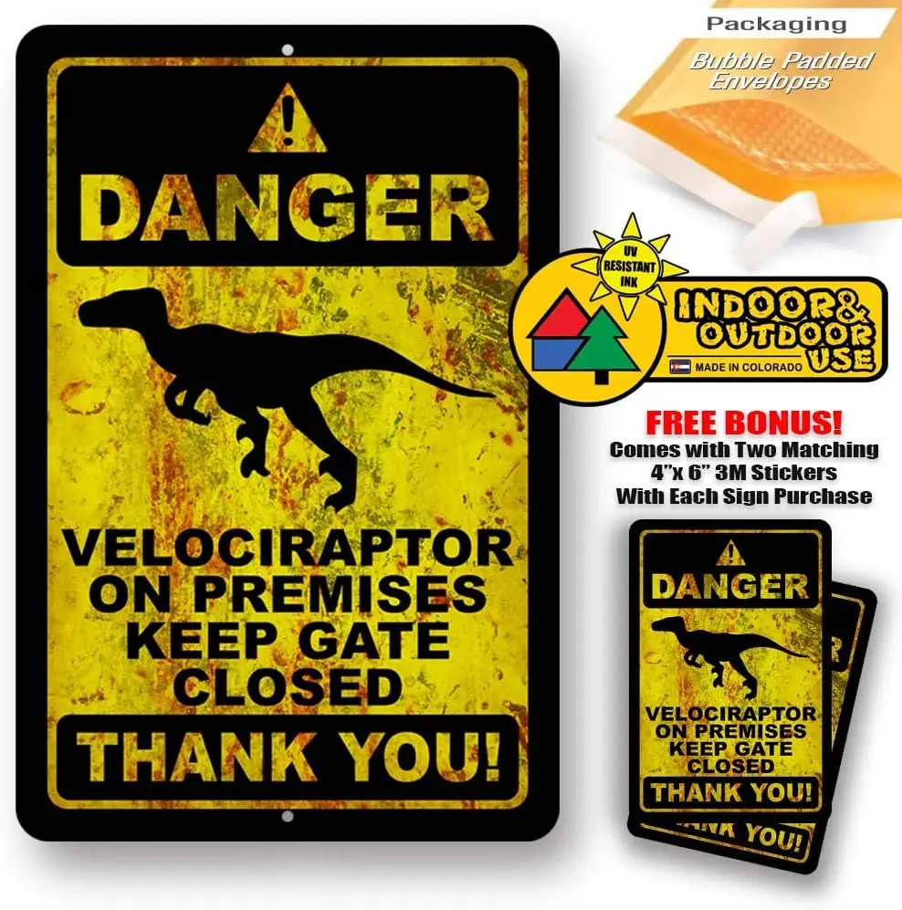 Velociraptor Free Zone