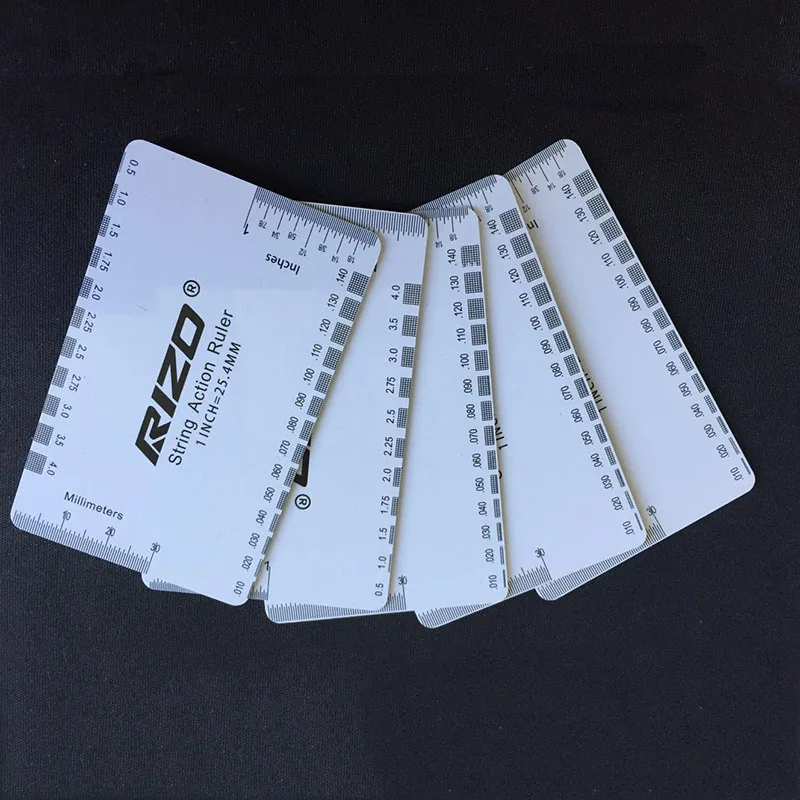 String Action Gauge Ruler Guide Setup Guitar Measuring Tool Plectrum ...