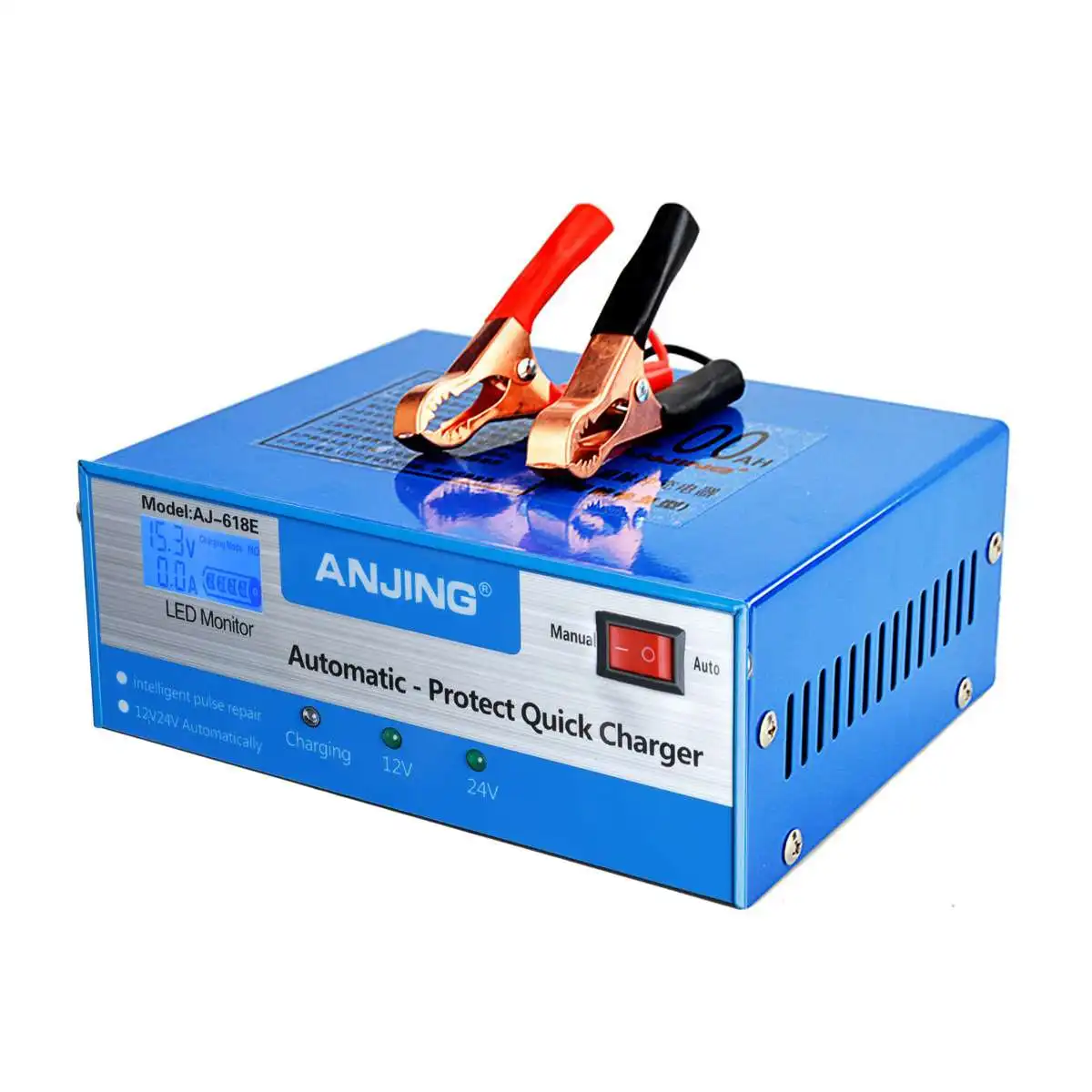 Anjing Aj-618e Car Battery Charger Automatic Intelligent Pulse Repair ...