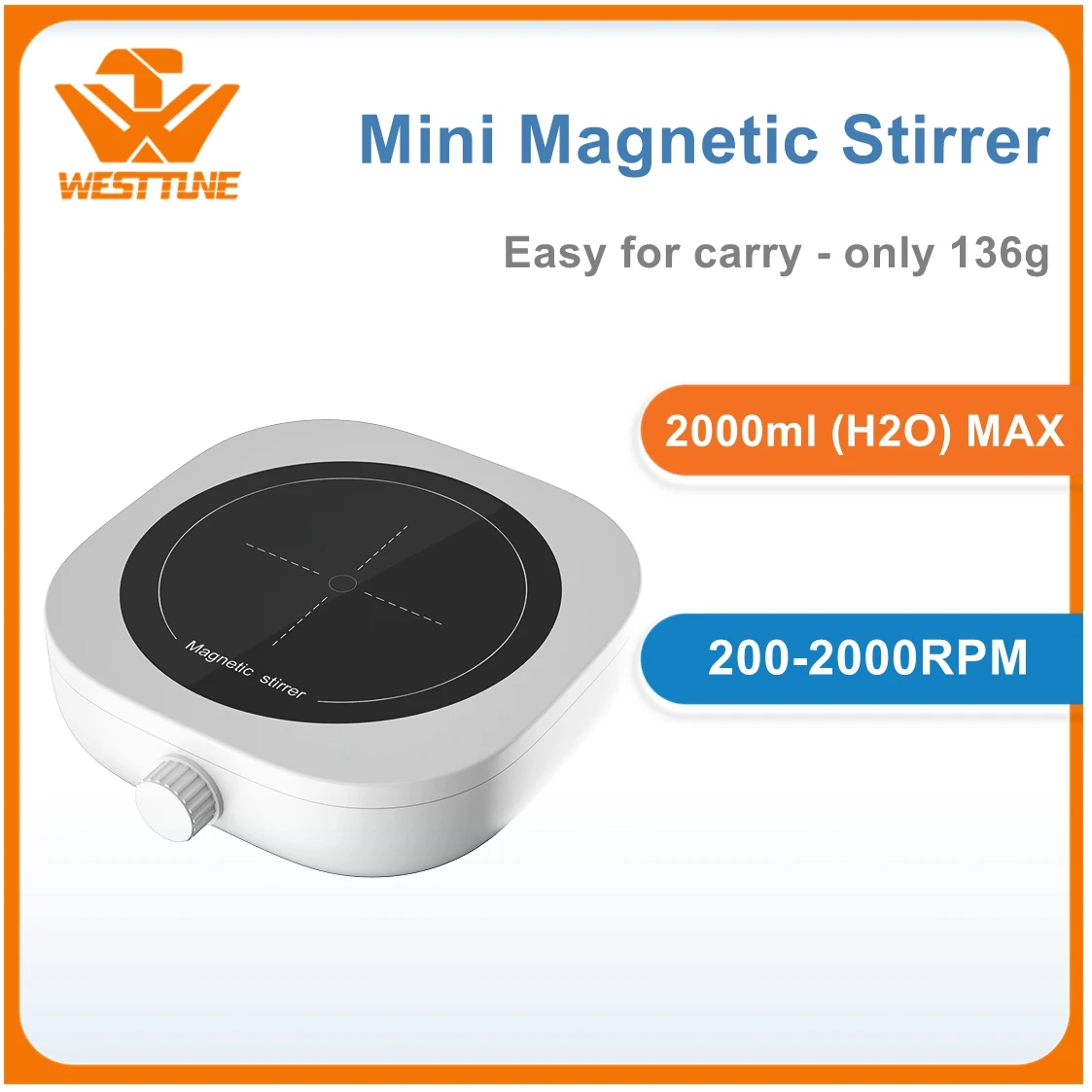 200-2000rpm-Mini-Magnetic-Stirrer-Portable-Lab-Stir-Mixer-2L-Stirring ...