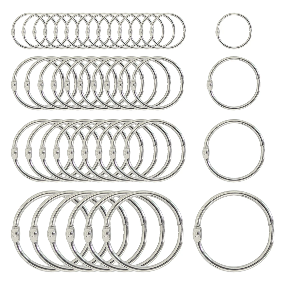 15-30pcs-Metal-Loose-Leaf-Binder-Ring-Book-Hoops-DIY-Albums-School ...