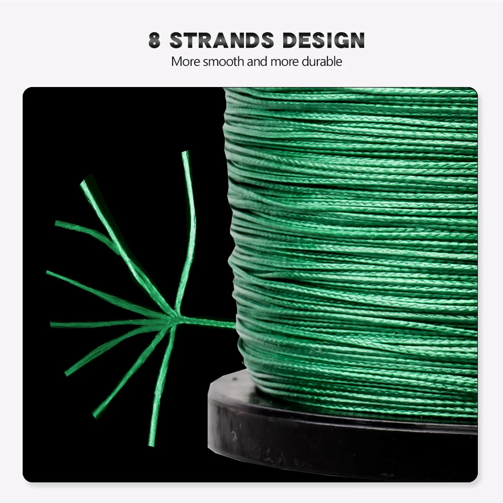 JAUNE-4 brins 300M 35LB--Fil De Pêche Multifilament Pe Tressé, Ligne De ...