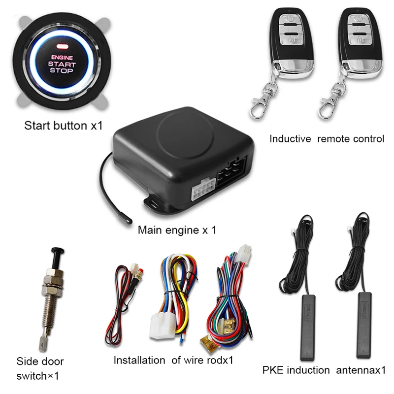 PKE-full-function-car-one-key-start-12V-remote-control-one-key-start ...