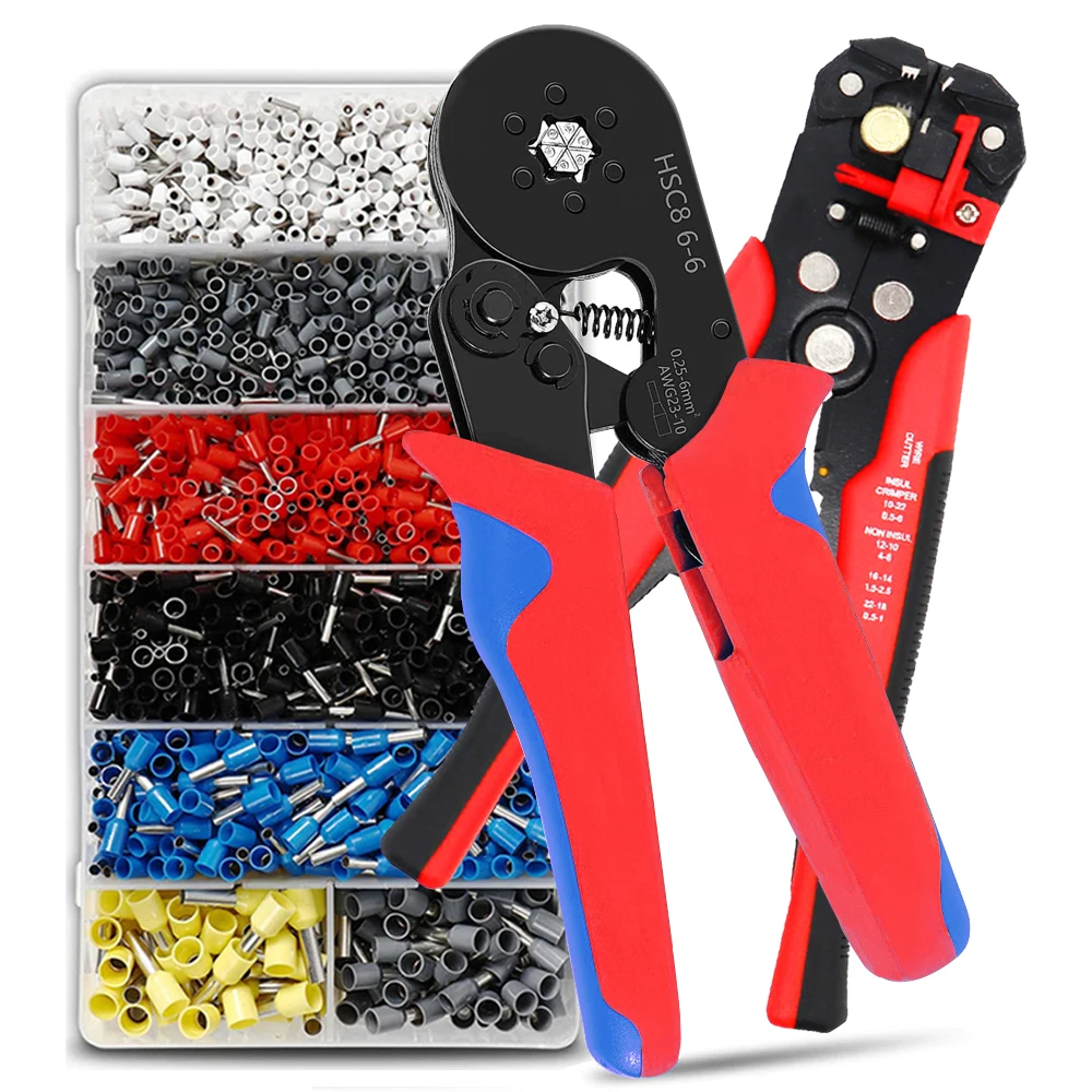 Hexagonal-Ferrule-Crimp-Tool-Electrician-Crimping-Tool-Kit ...