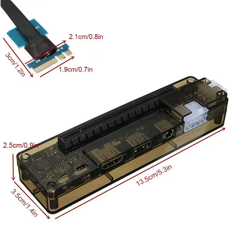 Hub USB,Station d'accueil pour carte vidéo externe indépendante,V8.0 ...