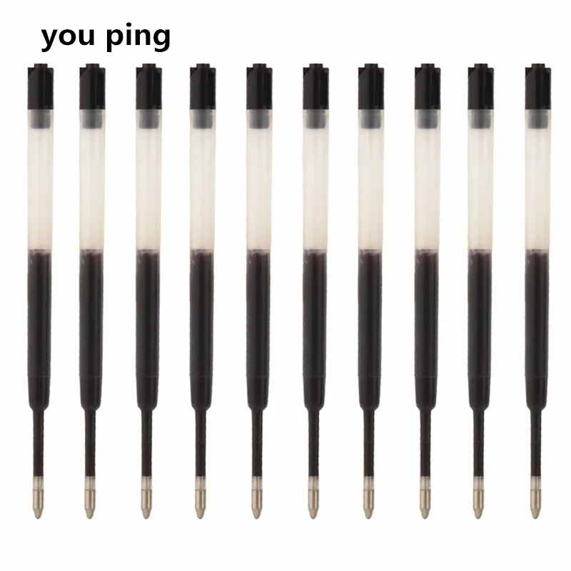 High quality universal Black Gel ink Refill Ballpoint pen Office school ...