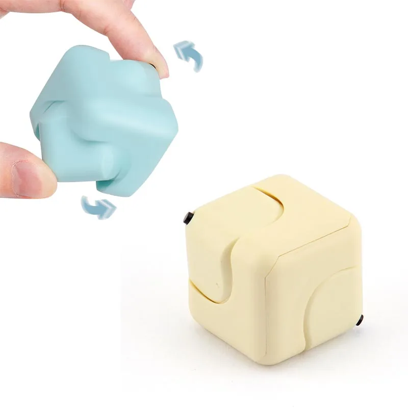 Cube Square fidget Tornado Fingertip Gyro Dice Square Finger Gyro ...
