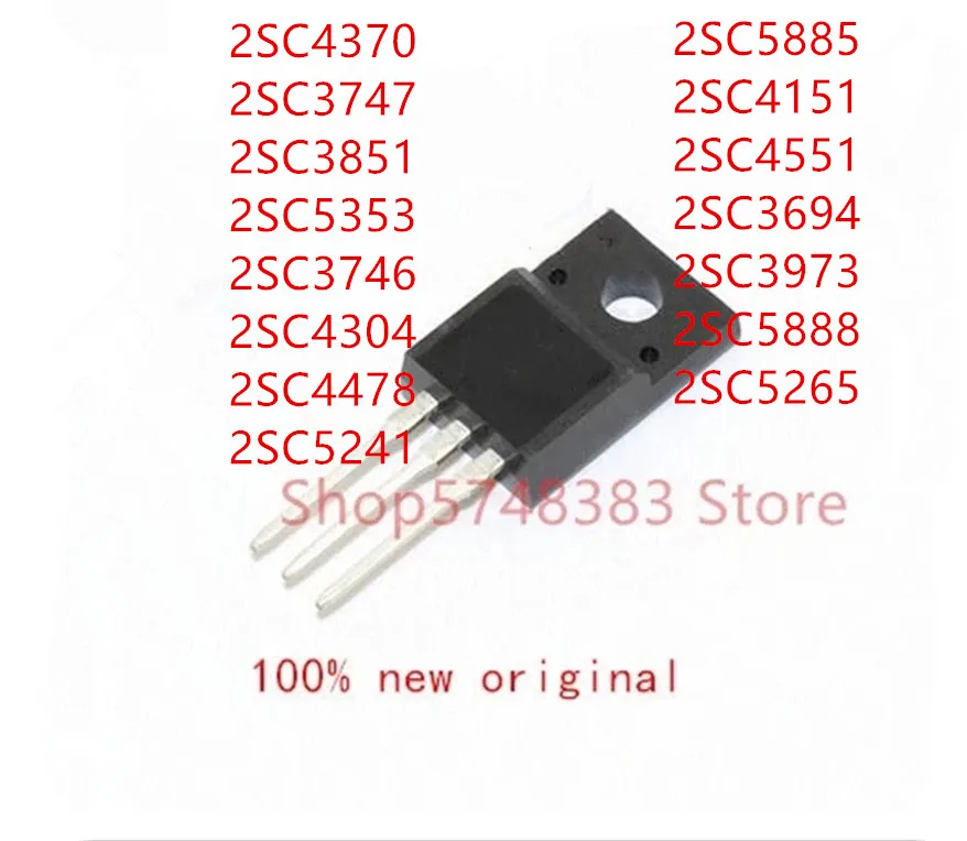 10PCS-2SC4370-2SC3747-2SC3851-2SC5353-2SC3746-2SC4478-2SC5241-2SC5885 ...