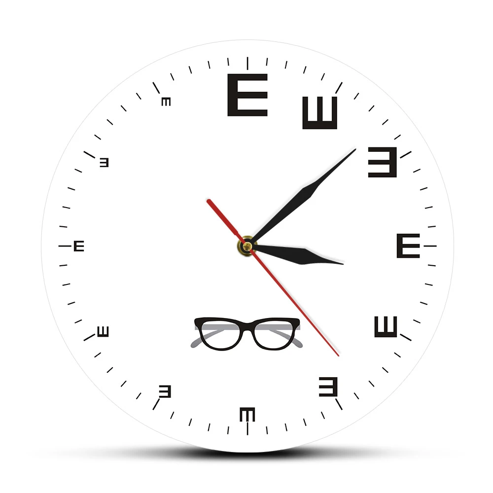 Wall Clock Modern Design | Ophthalmology Decor | Ophthalmology Test ...