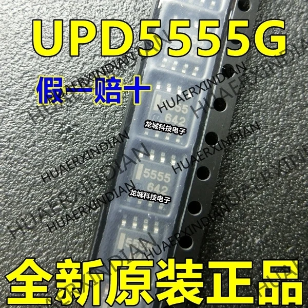 10 unids/lote nueva UPD5555G 5555 SOP 8 en stock|Circuitos integrados ...