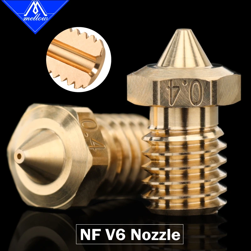 Mellow 1pcs High Quality Sharp Nf V6 Nozzles Hotend For 3d Printer ...