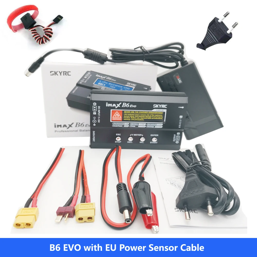 Балансирующее зарядное устройство SKYRC IMAX B6 EVO 6A 60 Вт, зарядка для NiMH NiCD LiHV NiCd PB ...