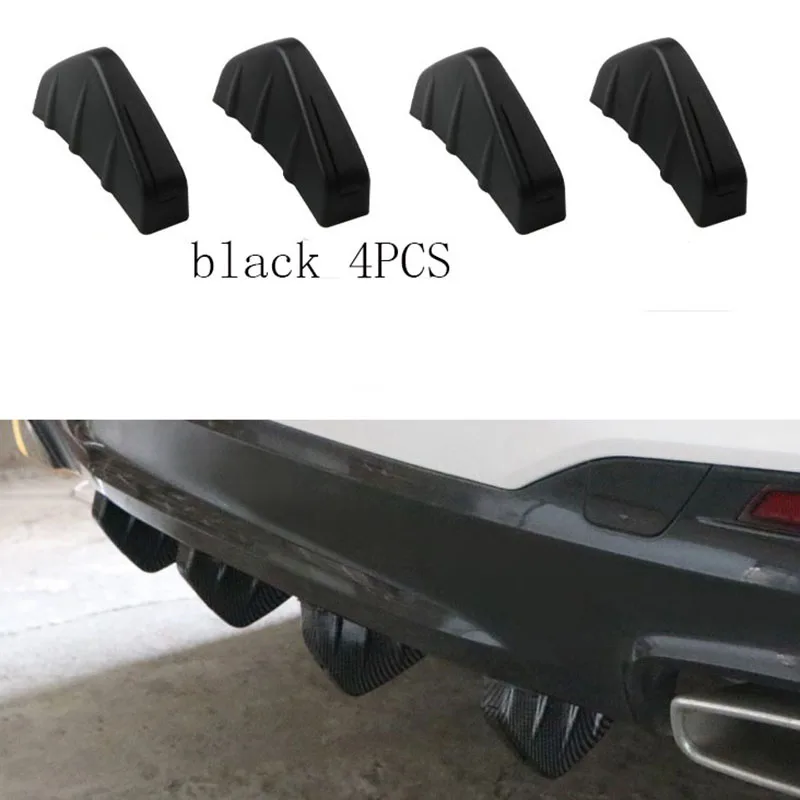 4pc-Universal-Car-rear-bumper-cast-shark-spoiler-for-Acura-RLX-CL-EL ...