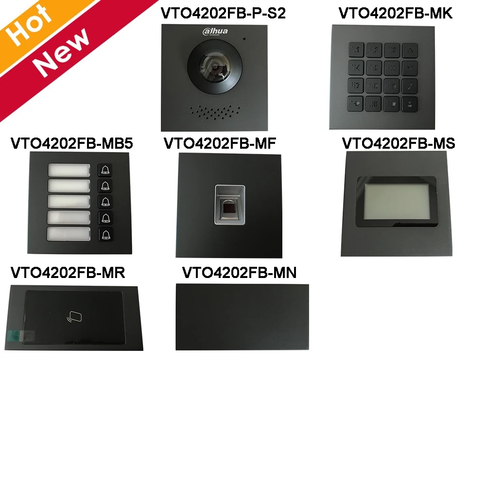 Dahua 2 Wire VTO4202FB-X Series 2Mp Modular Apartment Door Station HD ...