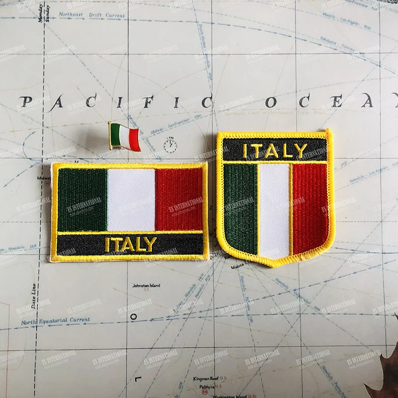 Italy Flag Backpack Patch | Embroidery Flag Italy | National Italy ...