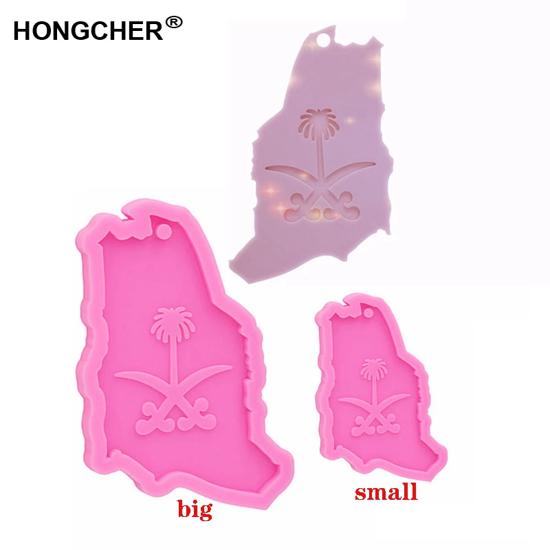 New-Shiny-Saudi-Arabia-map-shape-keychain-jewelry-epoxy-resin-epoxy ...