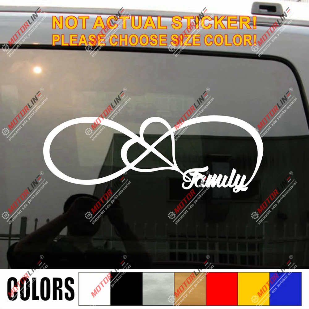 Stickers, Labels & Tags Paper & Party Supplies Infinity Symbol Forever ...