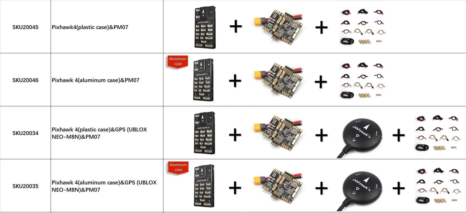 HolyBro Pixhawk 4 Pixhawk4, 자동 조종 장치 비행 컨트롤러 및 M8N GPS 모듈 PM07 전원 관리 콤보 ...