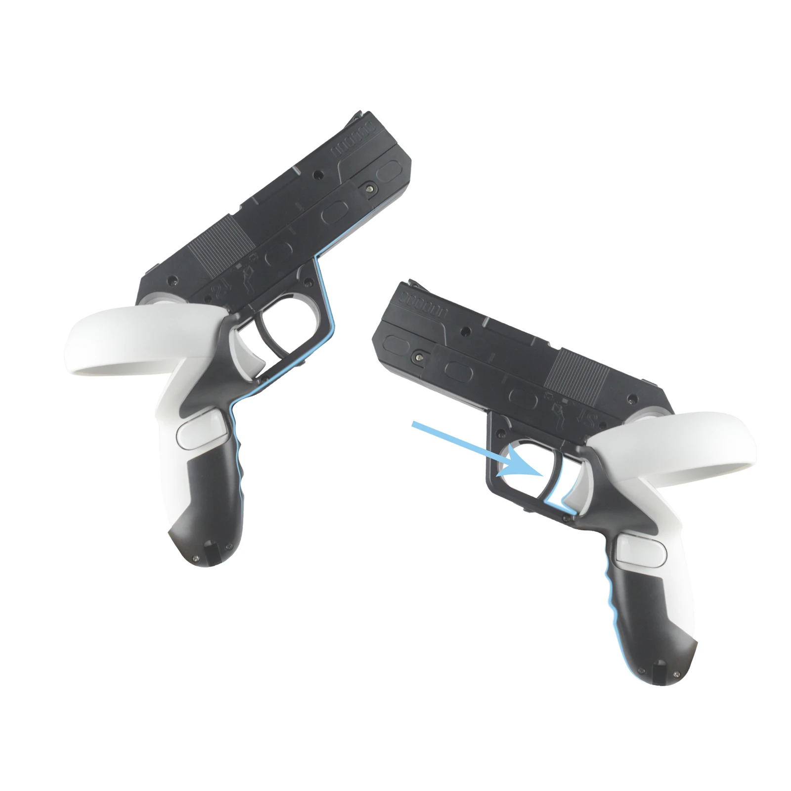 VR Game Gun for Oculus Quest 2 Controller Pistol Case with Trigger ...