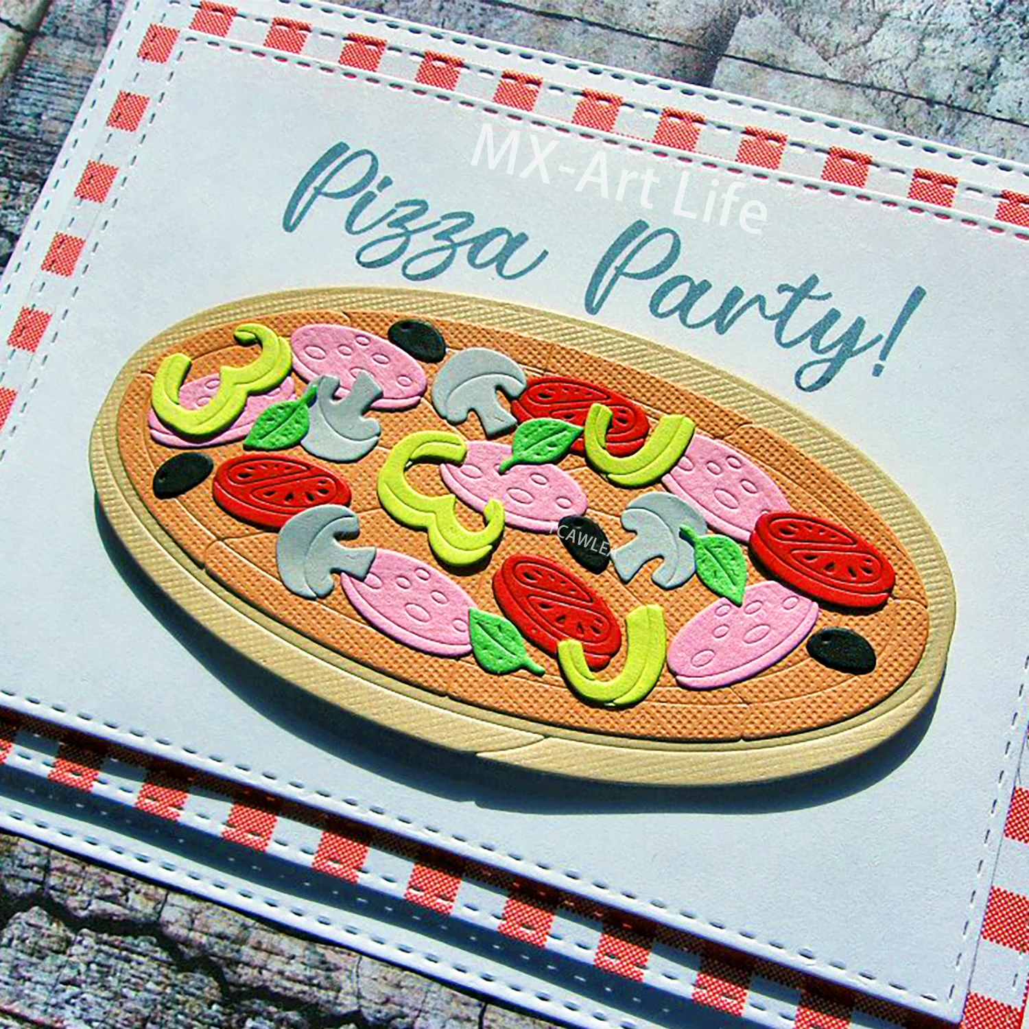 New-Vegetables-Pizza-Metal-Cutting-Dies-Delicious-Food-Stencil-for-DIY ...