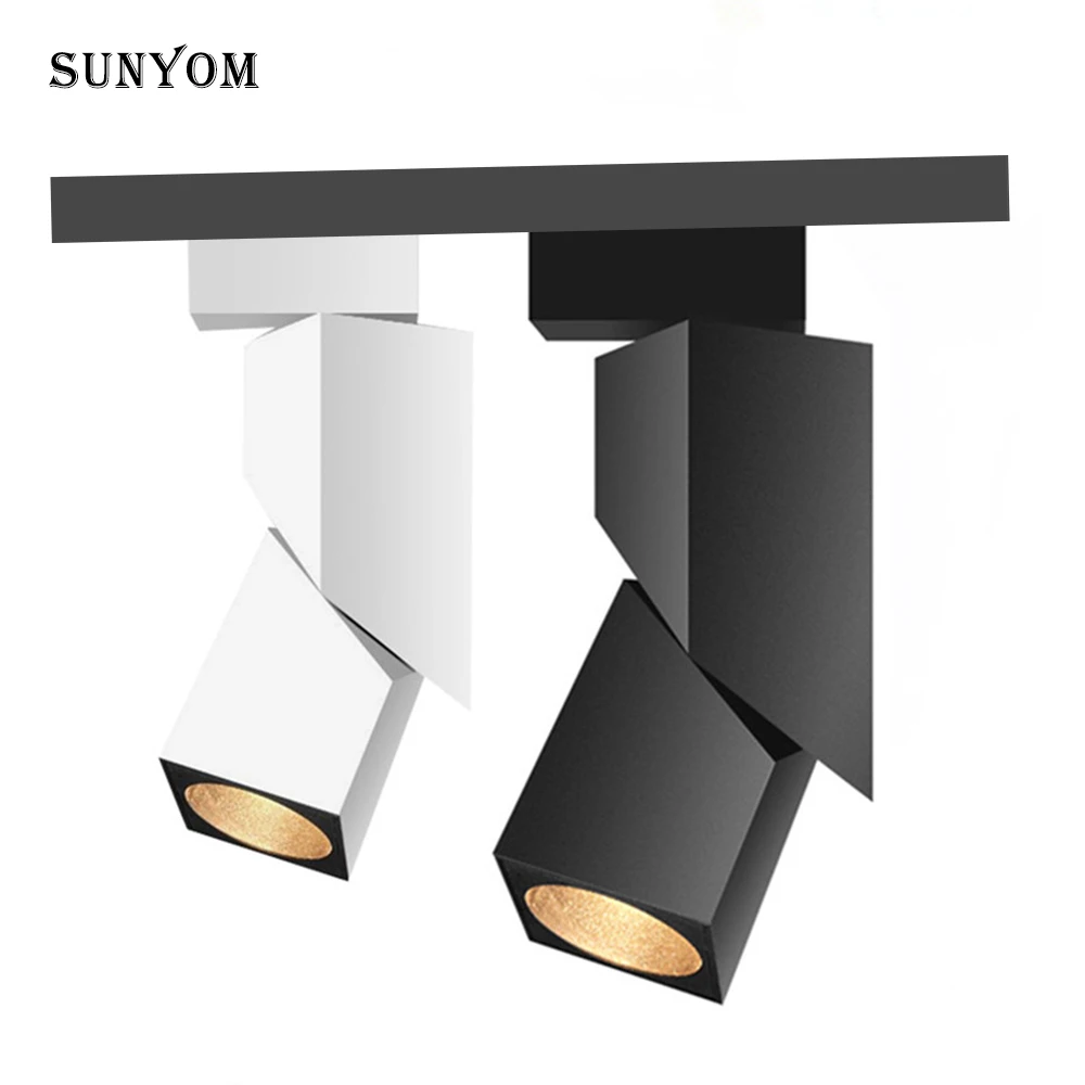 SANDIY Led Track Lights Dimmable Ceiling Rail Lamp 9W/12W/15W COB Track ...