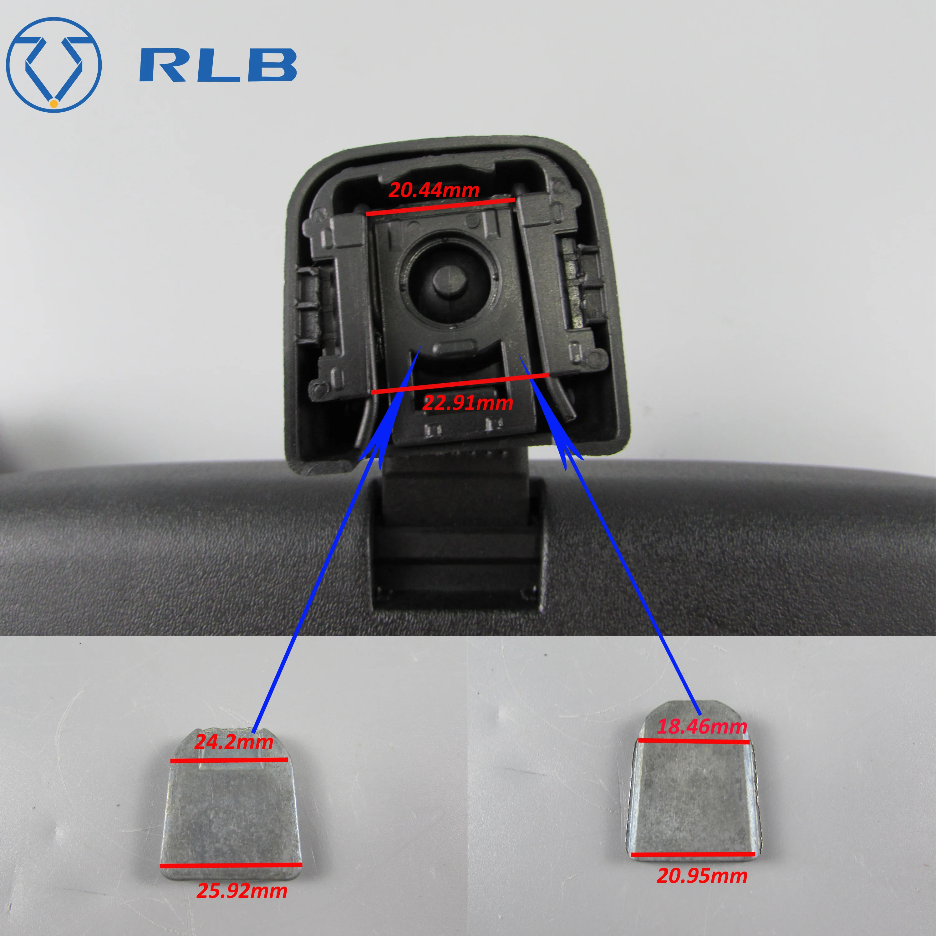 Зеркало заднего вида внутреннее в сборе с кронштейном для toyota yaris ...