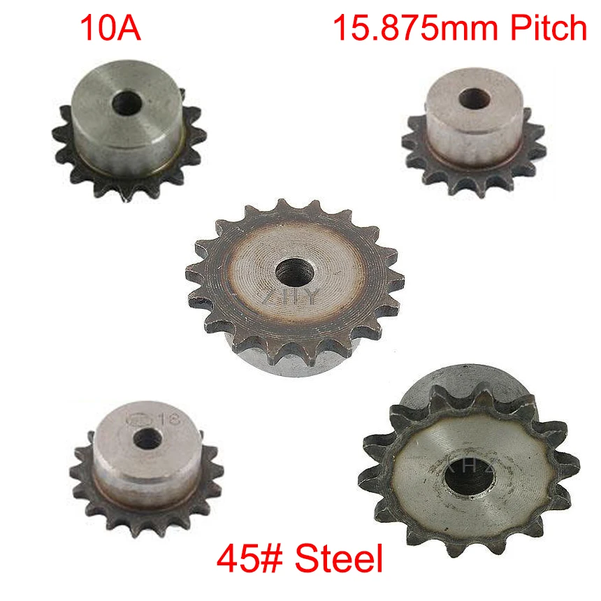 10A 29 30 31 32 Tooth 18mm Pilot Bore 15.875mm Pitch Single Row Simplex ...