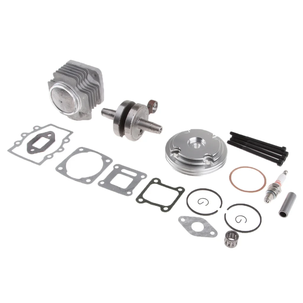Gas Engine Motor Kits DIY Dirt Bike 49cc 2 Stroke Big Bore Top End Kit ...